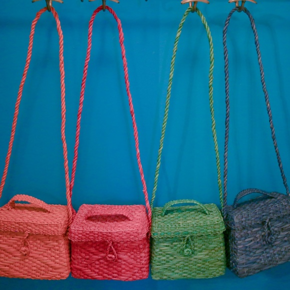 faroh.fah | Bags | Straw Totetreasure Chestbucket Shoulder Bag | Poshmark